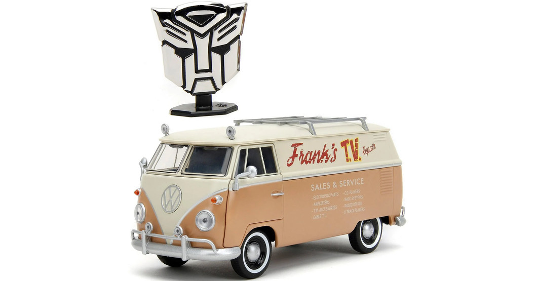 Transformers - Volkswagen Busz T1, Autobot fém jelvénnyel - Transformers