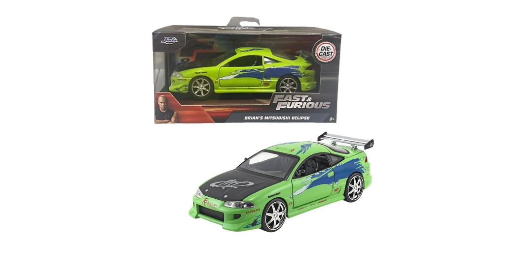 Jada Toys 253202000 Fast and Furious Brian's Mitsubishi Eclipse fém ...