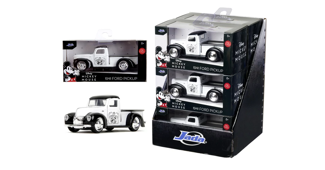 Jada Toys 253072002 Disney Mickey Mouse Steamboat Willie Ford Pickup ...