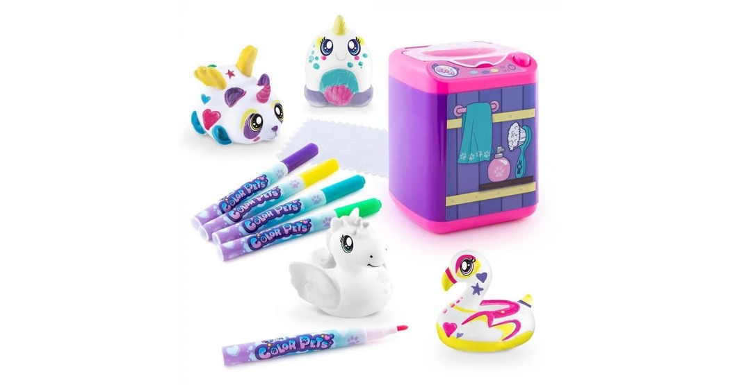 Style 4 Ever - Airbrush plüss - Színezhető Állatok - Plüssök