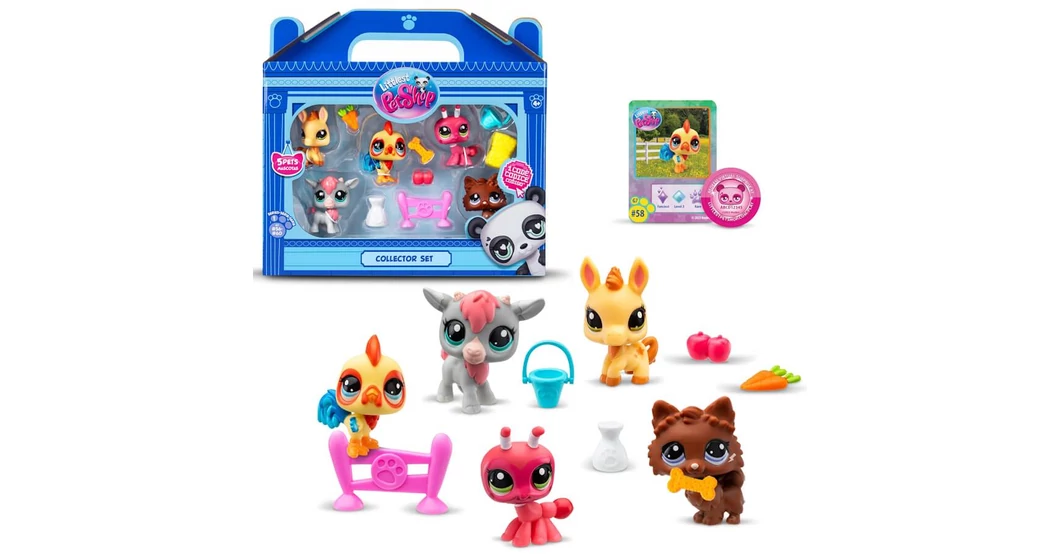 Littlest Pet Shop - Farm 5-ös készlet - 56-60 (LPS00510) - Mesefigurák ...