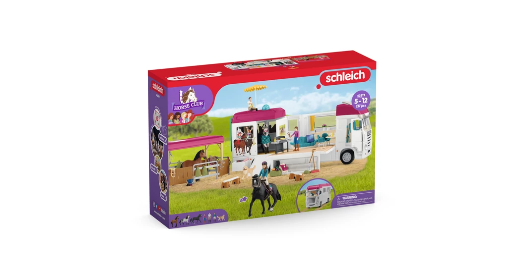 Schleich 42619 Lószállító autó játékszett - Horse Club (SLH42619 ...