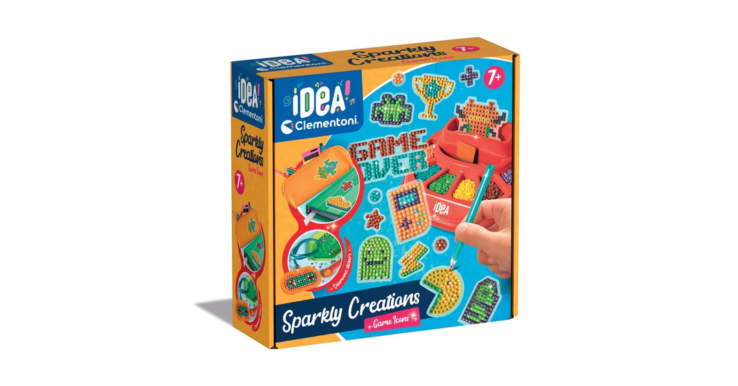 Clementoni - Idea - Sparkly Creations - Game Icons (18774) - Divat, stílus