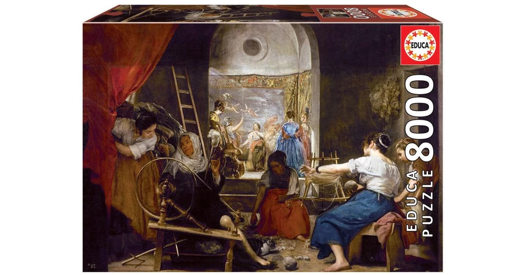 Educa 8000 db-os puzzle - Szövőnők, Diego Velázquez (18584) - 6000 - 32 ...
