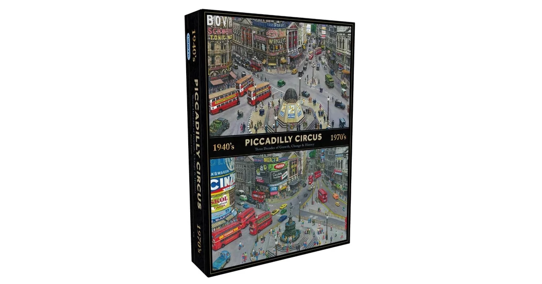 Gibsons 1000 db-os puzzle - Piccadilly Through the Decades (G7158 ...