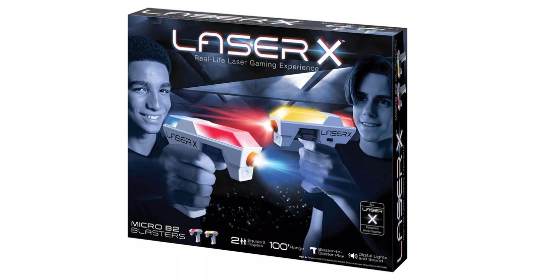 Laser-X Micro Lézerfegyver Dupla szett (LAS87906) - Laser-X lézerfegyver