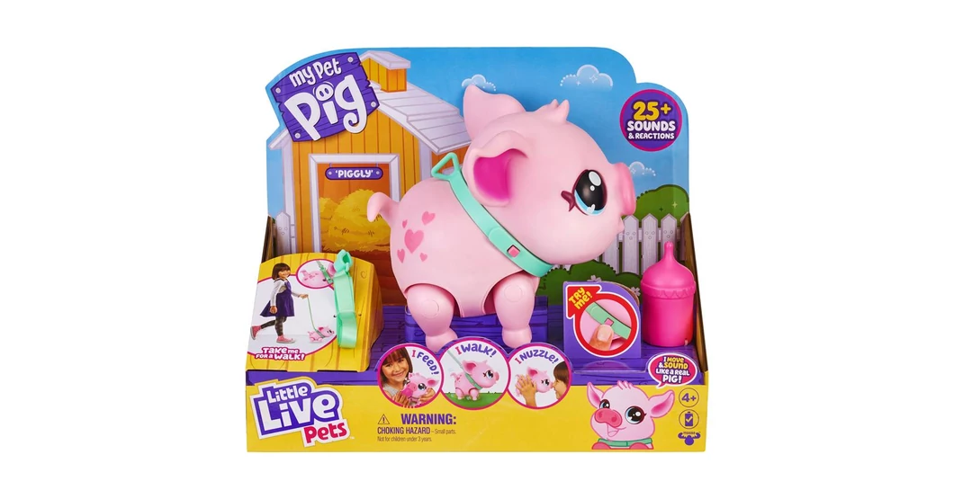 Little Live Pets - Pinki a kismalac interaktív játék (LLP026366 ...
