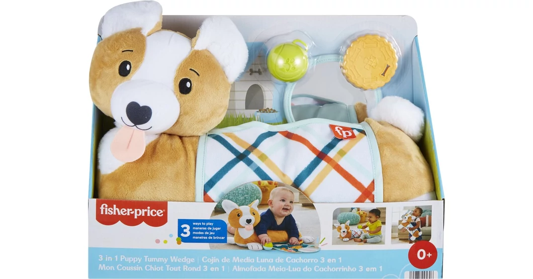 Fisher-Price 3 az 1-ben Nőj velem Pici poci Corgi pocakpárna (HJW10 ...