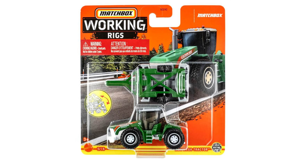 Matchbox Working Rigs munkagép - MBX Mega Tractor (N3242-HFH26 ...