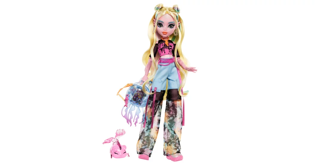 Monster High Lagoona Blue - Lalka baba, pólóban és katonai nadrágban ...