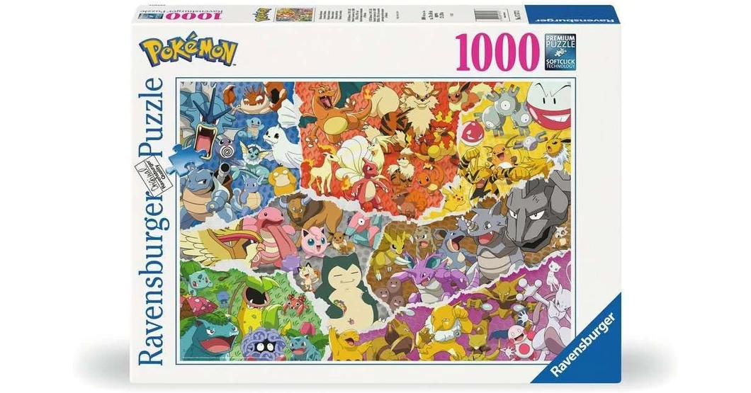 Ravensburger 1000 db-os puzzle - Pokemonok (17577) - 1000 db-os puzzle