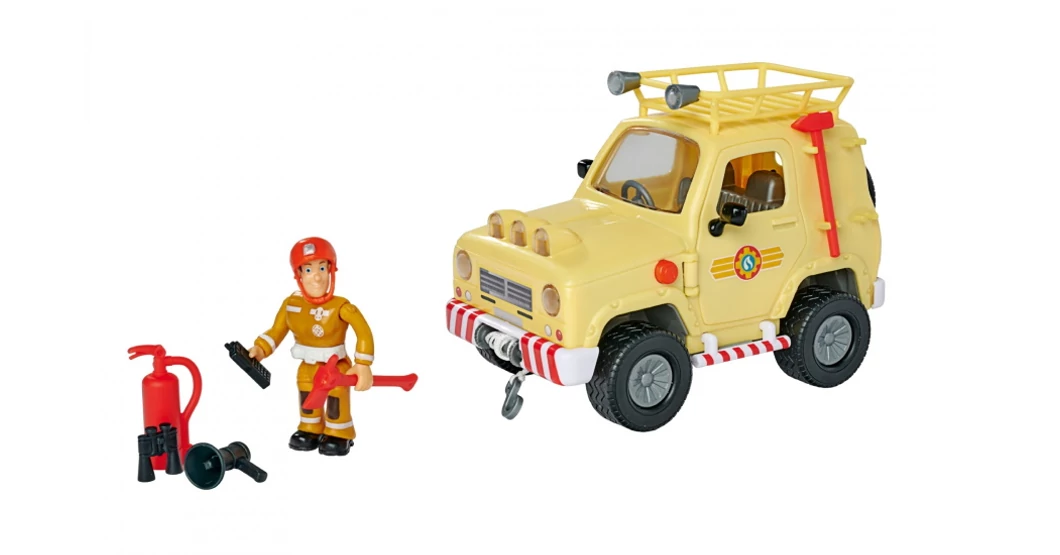 Simba Sam, a tűzoltó - 4 x 4 terepjáró autó Sam figurával (109252511 ...