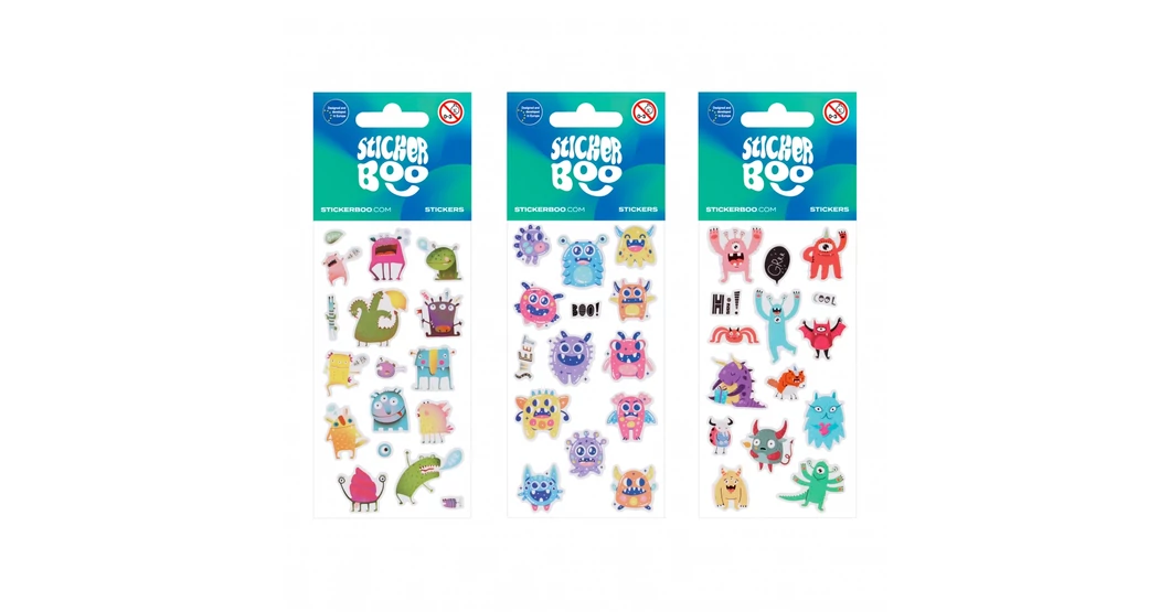 Monsters 3 matrica 6 x 12 cm (534607) - Falmatrica, matrica