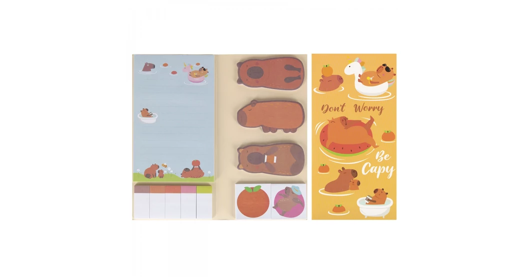 Öntapadós jegyzettömb és notesz szett - Capybara (563057) - Falmatrica ...