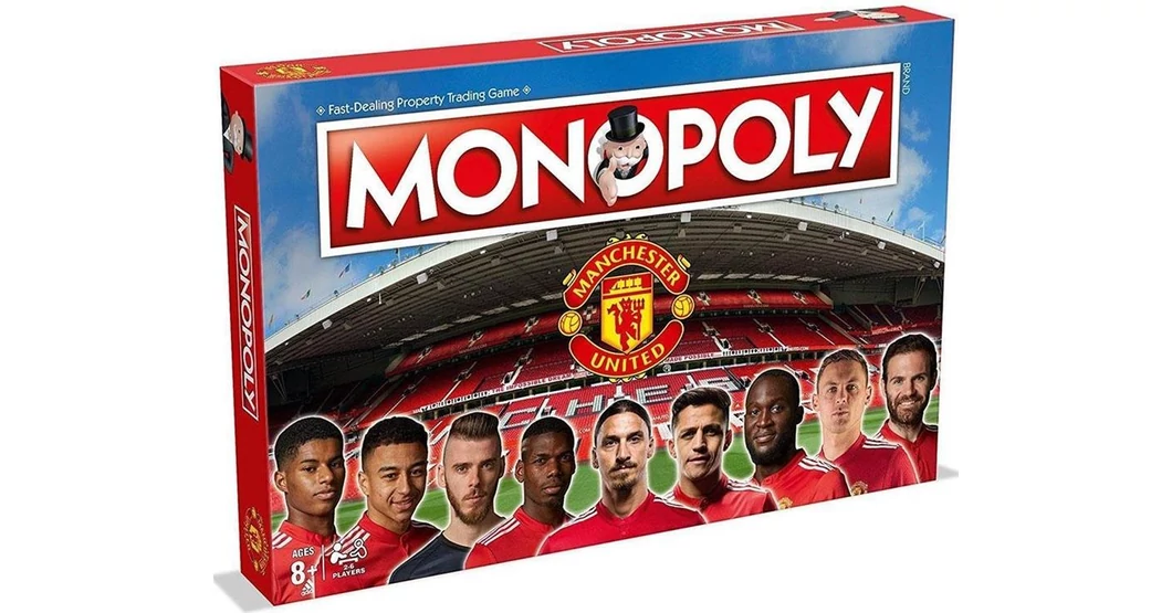 Hasbro - Monopoly Manchester United FC társasjáték - Szórakoztató ...