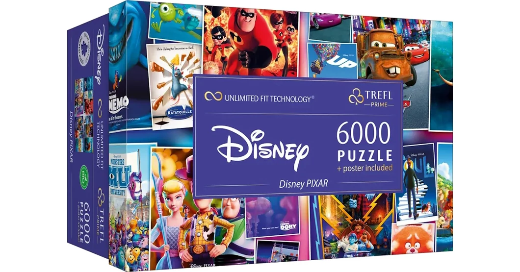 Trefl 6000 db-os UFT puzzle - A Disney Pixar (81038) - 6000 - 32 000 db ...