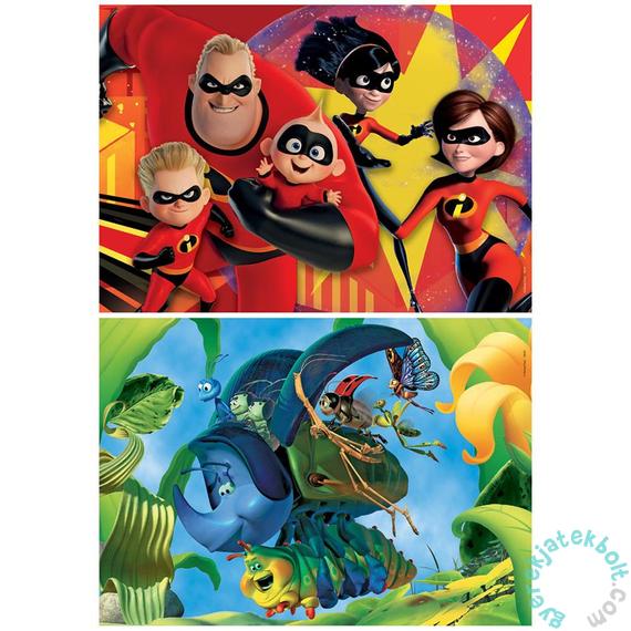Educa 2 x 48 db-os puzzle - Disney Pixar mesék (18634) - 2,3,4,10 az 1 ...